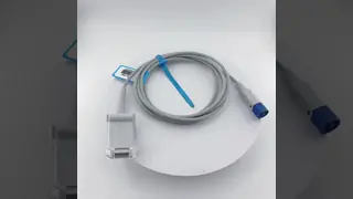 Watch:Compatible HP8 Pin Spo2 Extension Cable to DB9 2M