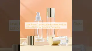 Glass Lotion Bottle Skincare Packaging