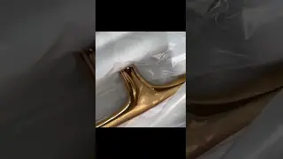 High-end bathroom products with titanium nitride (TiN) vacuum gold coating