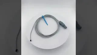 Watch:Compatible David 4 Pin Single Cut Temperature Probe Pediatric Skin