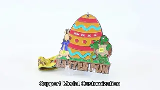 Design Your Own Blank Zinc Alloy 3D Gold UV Printed Casting Custom Sport Medal for Marathon Running