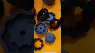 China Black MH Rubber Coupling with 70-95 Shore A Hardness for High Torque Transmission and Misalignment Compensation for sale