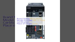 Mitsubishi MR J5 Servo 0.75kW High Speed Tuning