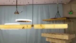High Brightness Hotel Home Villa LED Pendant Lamp Alabaster Pendant Light Modern Minimalist Style Ma