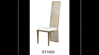 Hot Selling Wholesale White Gold Chair with Cushion for Wedding Event Banquet Party Hotel Wed Chiava