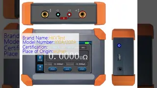 Handheld Loop Resistance Tester for Circuit Breakers