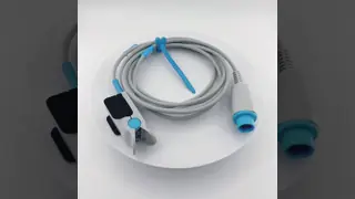 Watch: Compatible Biolight 9 Pin Direct Spo2 Sensor Adult Finger Clip 2.8M