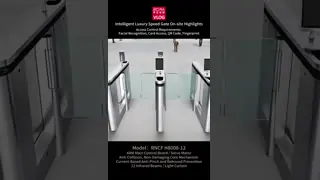 Luxury Speed Gate Access Control System Office Security