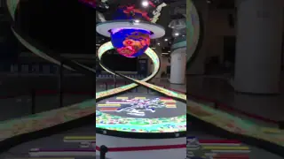 Flexible LED screen with high-definition display.
