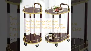 Silent Folding Utility Cart For Food & More