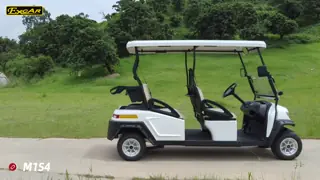 M1S4 White Electric Golf Carts