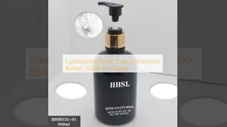 Custom Luxury PET Shampoo Bottles 300ml