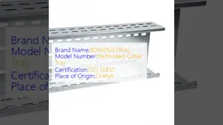 GI Perforated Cable Tray For Superior Heat Dissipation