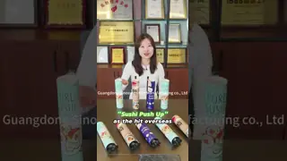 Push Up Sushi Paper Tube Packaging Food Grade Cylinder Can with Chopstick Holder