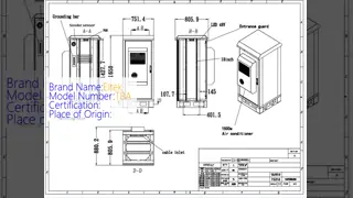 Secure Telecom Cabinet 30U 40U Anti-Theft Lock
