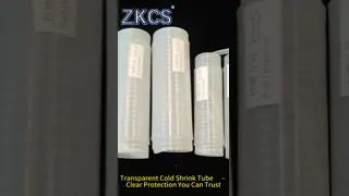 Transparent Cold Shrink Tube – Clear Protection You Can Trust