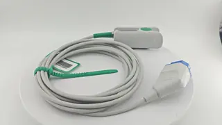 Watch:Compatible Nihon Kohden 14 Pin Direct Spo2 Sensor Adult Finger Clip 2.8M