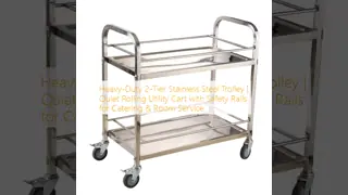 Solid Wood Serving Trolley For Hotels