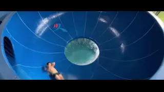 Space bowl water slide  trill aqua  park amusement