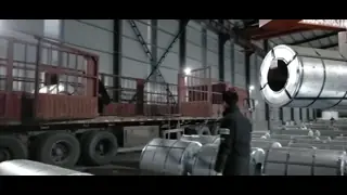 Galvanized Iron coils Hot Dip Doing Loading