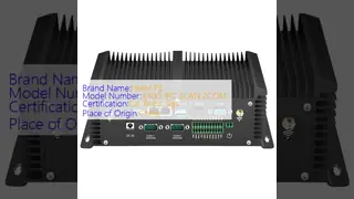 China Embedded Industrial Fanless PC Supporting 3G 4G Module With Dual LAN Dual COM for sale