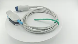 Watch:Compatible Mindray T5 7Pin Direct Spo2 Sensor Adult Finger Soft 2.8M