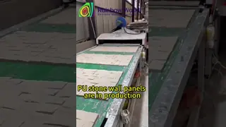 China New Design Big Slab ABCD/AB Continuous Veins PU Stone Wall Panels Culture Faux Stone Panel for Interior Exterior Design for sale