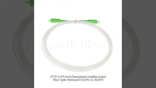 FTTH 2.0*3.0mmTransparent Invisible Indoor Fiber Optic Patchcord SCAPC to SCAPC