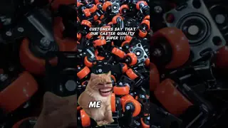 PVC Caster Wheels Smooth Rolling