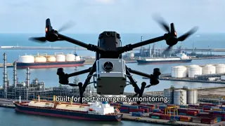 Port Gas Detector UAV Remote Monitoring Solution