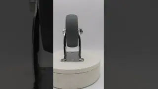 304 stainless steel heavy duty TPR swivel  caster