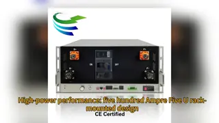 GCE 500A 5U BMS – Powering Your High-Voltage ESS