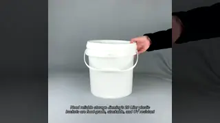 Durable Plastic Storage Buckets 11 Liter