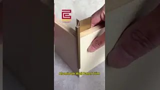 Aluminum Wall Panel Trim | Decorative Edge Finishing for Interior Panels