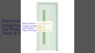 WPC Hollow Door Eco Friendly Soundproof Moisture Resistant