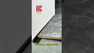 Aluminum C Channel Tile Trim | Serrated Edge Finishing Profile