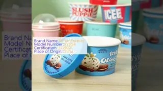 Eco Friendly Ice Cream Cups Custom Logo