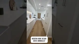 Modern home design white minimalist