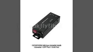 10/100/1000M Mini type Industrial Media Converter 1 SFP Port 1 RJ45 Port