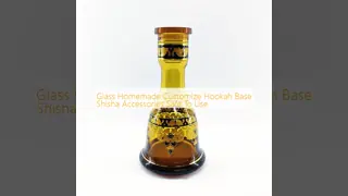 Durable Glass Hookah Base Easy Care