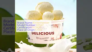 Custom Logo Ice Cream Bowls Leak Proof