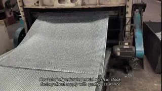 Perforated Mesh Factory Stock Stainless Steel/GalvanizedAluminum, Round Square Holes