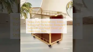 Heavy Duty Food Trolley Rolling Cart