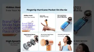 Smart Mini Fan Easy Carry Bedroom Travel Cool
