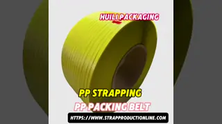Transparent PP strapping belt
