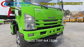 ISUZU 700P 4x4 190HP 33m AWD Telescopic Boom Lift Truck