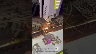 Fiber laser cutting machine for metal