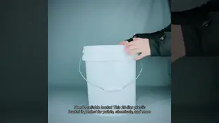 Durable 20L Plastic Storage Bucket