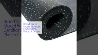 Durable Gym Flooring Rolls Shock Absorb Anti Slip