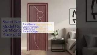 Waterproof WPC Hollow Door for Home Decor